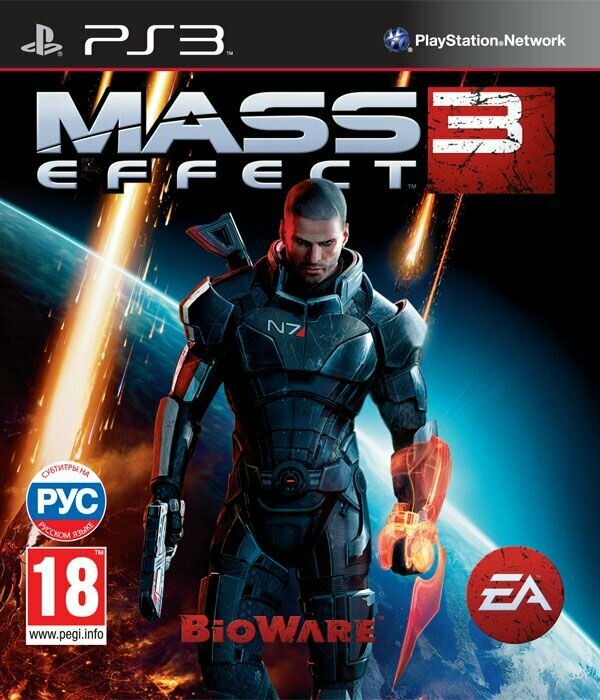 Игра для PlayStation 3: Mass Effect 3 Лицензионный диск