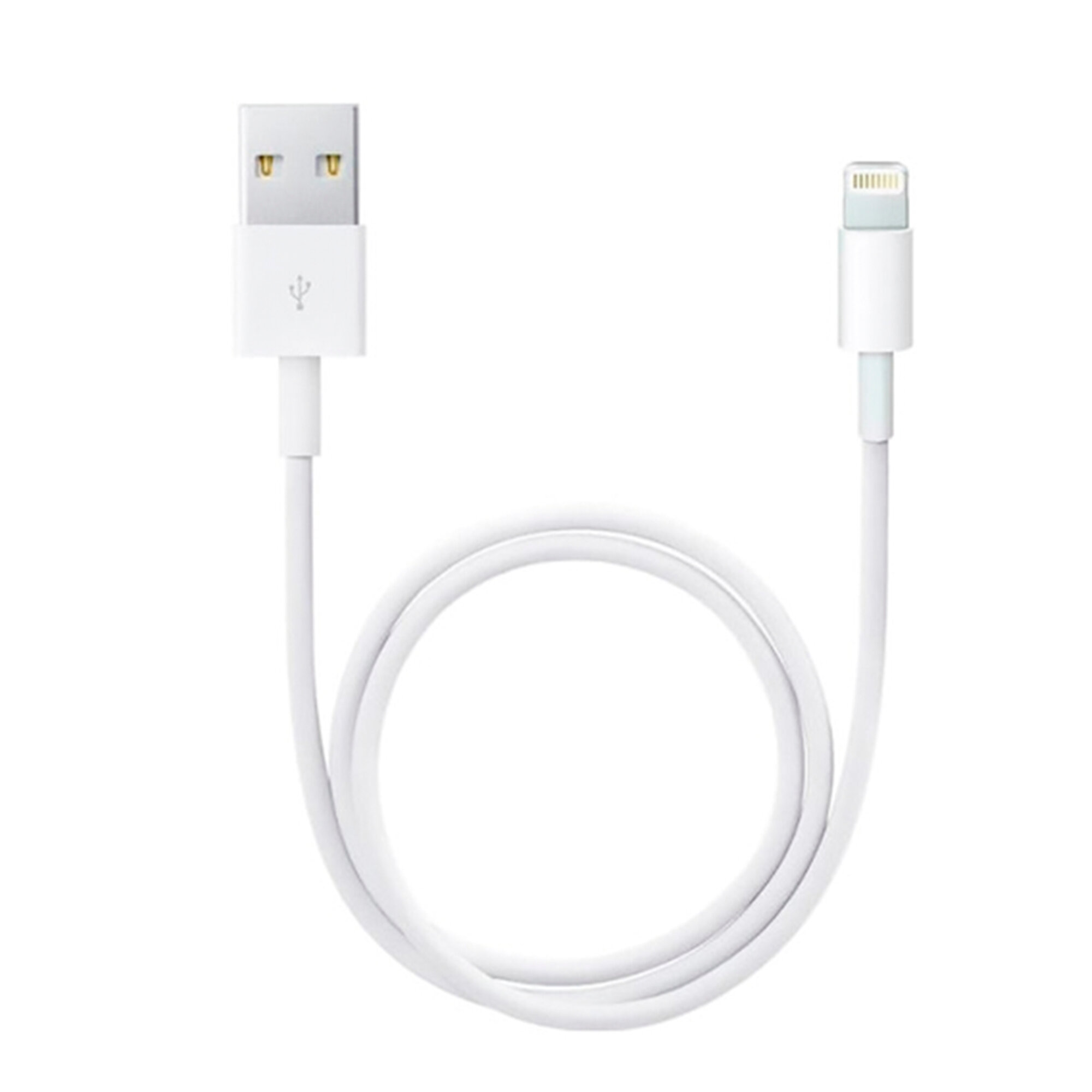 USB дата кабель Lighting, белый