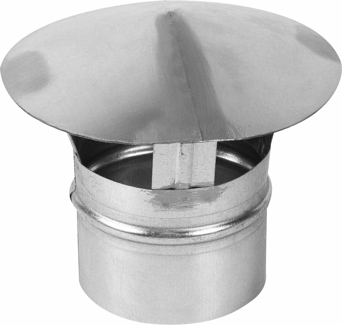 Зонт вентиляционный Ore D100 мм оцинкованный металл