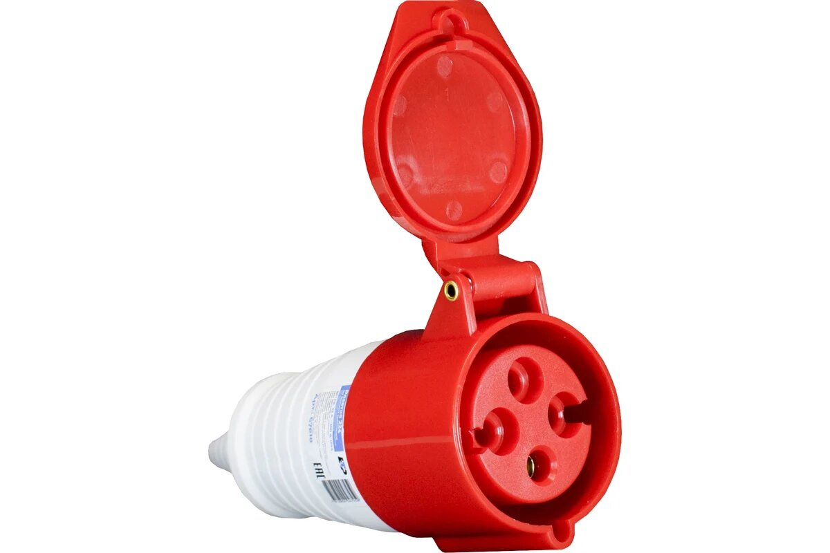 ЕТР Розетка силовая 3Р+РЕ 32А 380В IP44 67618