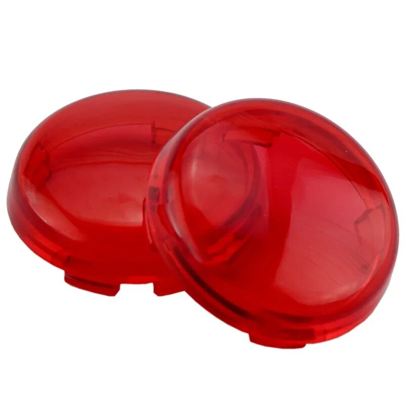 Новинка, световой сигнал поворота, световой индикатор, крышка объектива для Harley Davidson Sportster 883 1200 Touring Electra Glides Road King Dyna Heritage Красный, 2 PCS Red