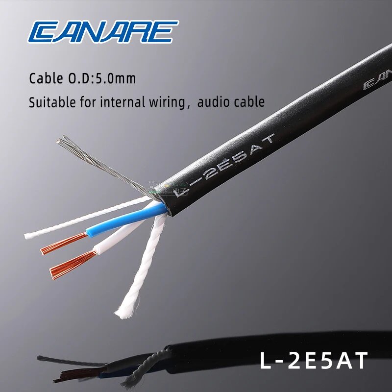 CANARE микрофонные кабели L-2E5AT Black 5.0mm