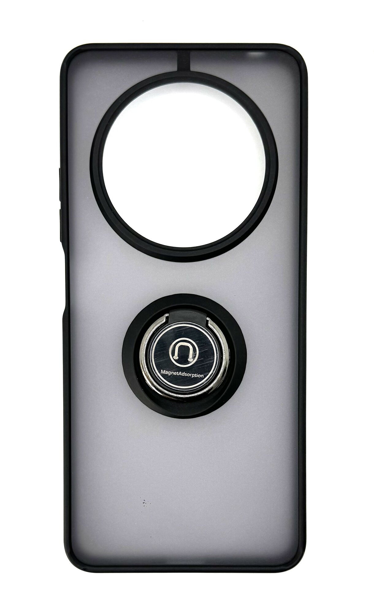 Брони чехол для Xiaomi Redmi 14C, противоударный, с кольцом-подставкой, металлическая пластина