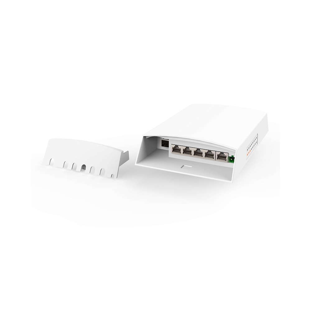 WI-PS306GF-O-DC Коммутатор уличный неуправляемый PoE 60Вт, порты 4GE(PoE)+1GE(60W PoE in)+1SFP, IP65