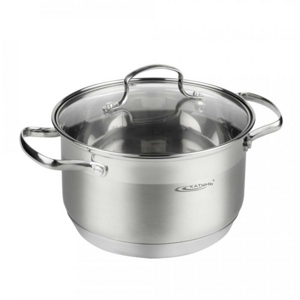 Катунь гамма (КТ20-D-24), Кастрюля 6,0л; 24*13,5см