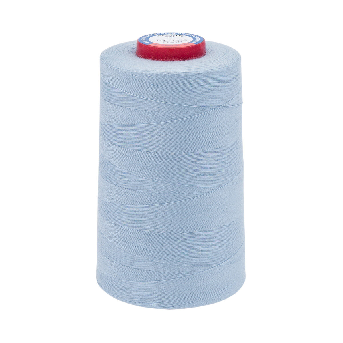 Нитки швейные №40/2, 4572 м (5000 ярдов), промышленные, mH EURON (1326 светло-голубой)
