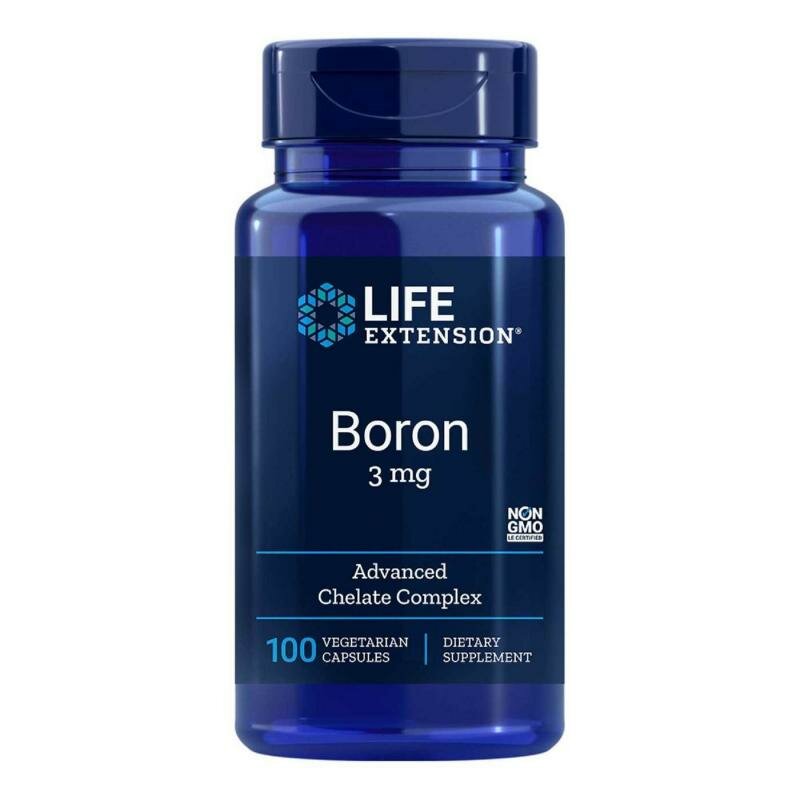 LIFE Extension Boron 3 mg, 100 vegetarian capsules