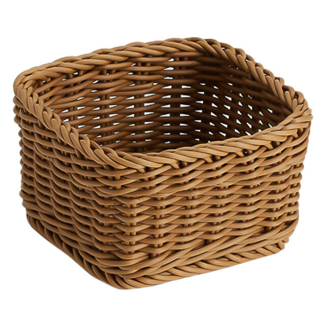 ESPRADO Costura корзинка 1,4 л 14x14x8 см хаки плетеная из полипропилена компактная