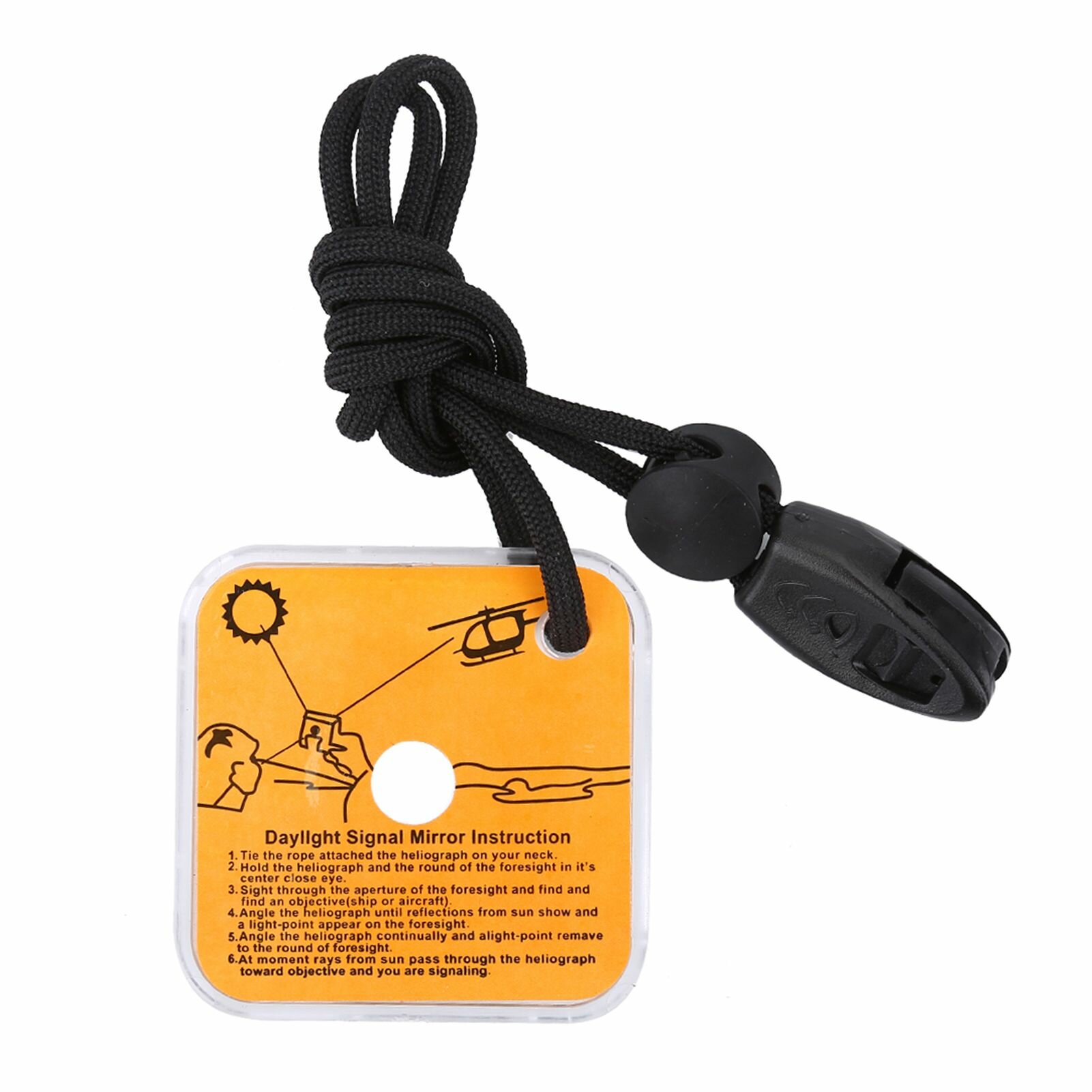 Зеркало для выживания на открытом воздухе, многофункциональное, светоотражающее, спасательное, спасательное и безопасное средство для походов, кемпинга и других видов спорта