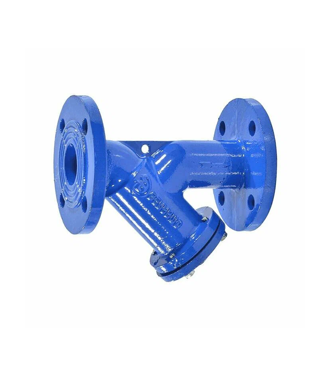 Фильтр сетчатый Y-образный чугун Ду 50 Ру16 Тмакс=300 oC фл со сливной пробкой Benarmo