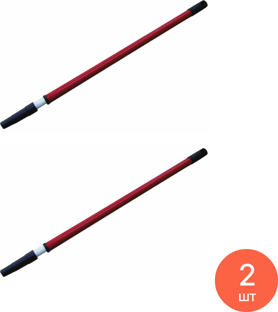 Удлинитель для валика 888 стержень телескопический стальной, 4000мм / строительство и ремонт (комплект из 2 шт)