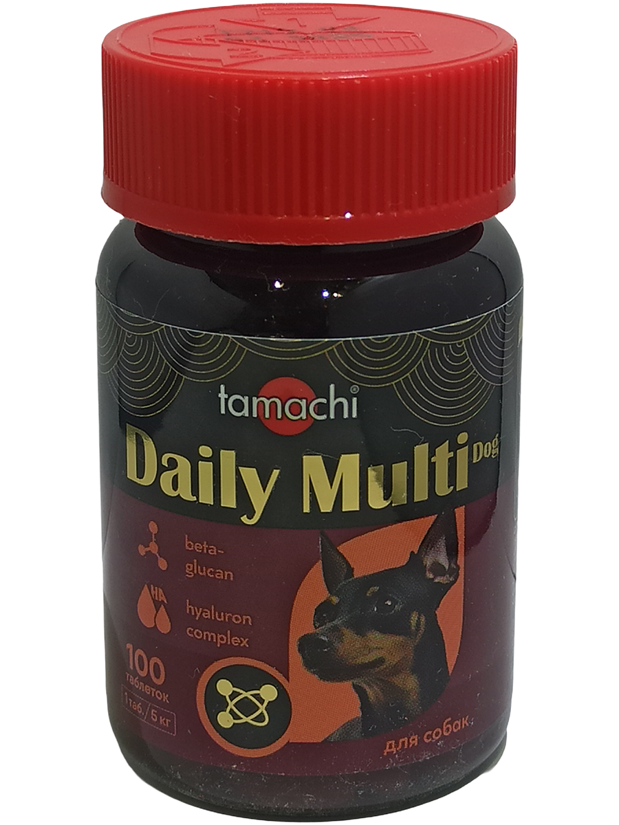Tamachi Daily Multi Dog для мелких собак, 100 табл.
