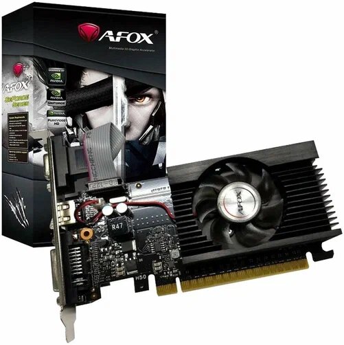 Видеокарта Afox PCI-E 2.0 AF710-1024D3L5 NVIDIA GeForce GT 710 1Gb 64bit GDDR3 954/1600 DVIx1 HDMIx1