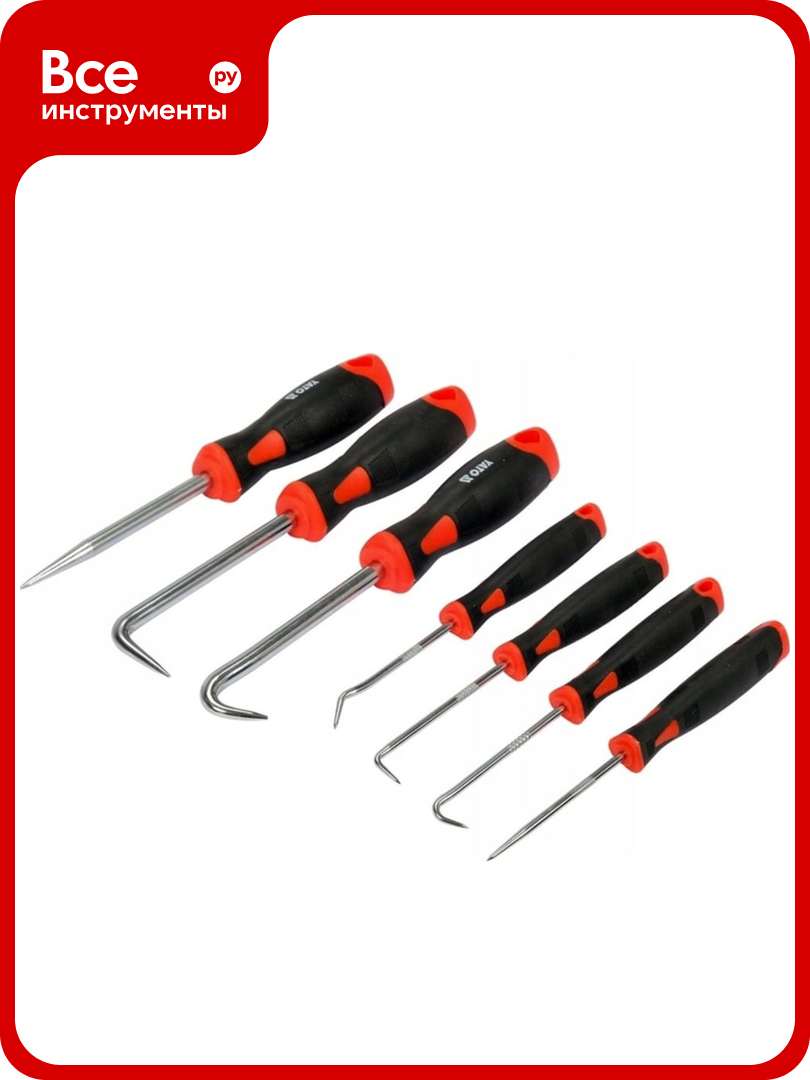 Набор крючков YATO с ручкой, 7 предметов YT-08425