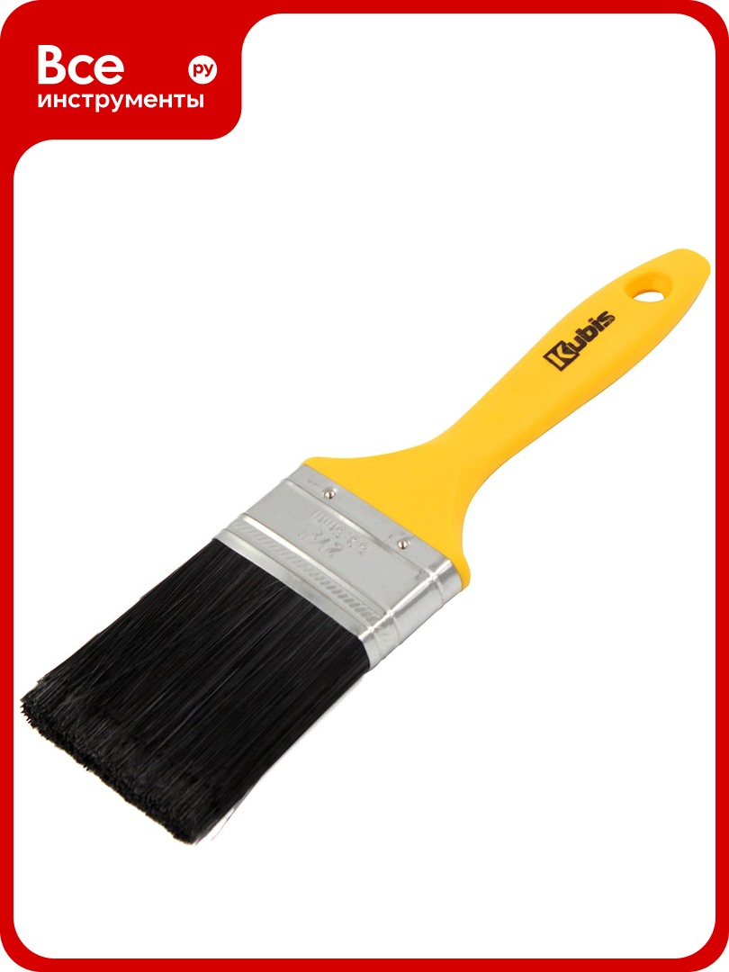 Кисть плоская Kubis 75/76/16 мм, искусственная щетина 04-00-5075