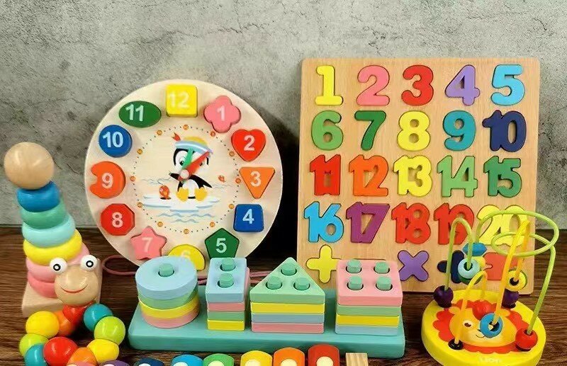 Набор развивающих игрушек "Octave Qin", для детей от 1 года, 6 предметов