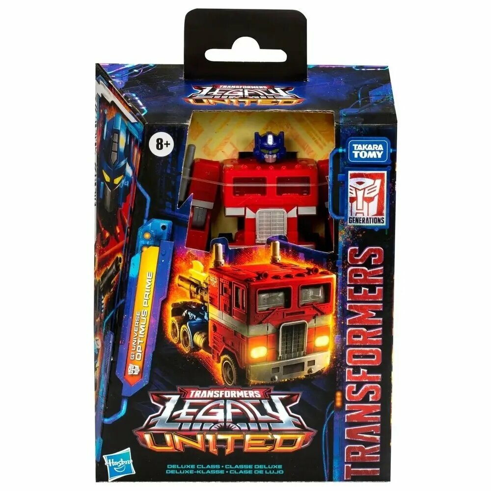 Трансформеры игрушки Hasbro Transformers: Legacy United Deluxe Class G1 Universe Optimus Prime 14cm F9848