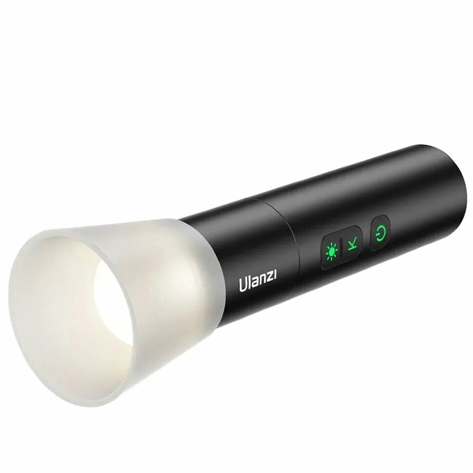 Фонарик Ulanzi LM07, для видеосъемки, перезаряжаемый, черный