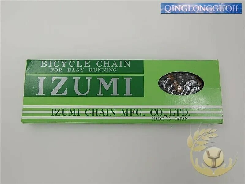 Цепь велосипедная izumi JET, японская односкоростная цепь с фиксированной передачей, 1/2*1/8 * 100л