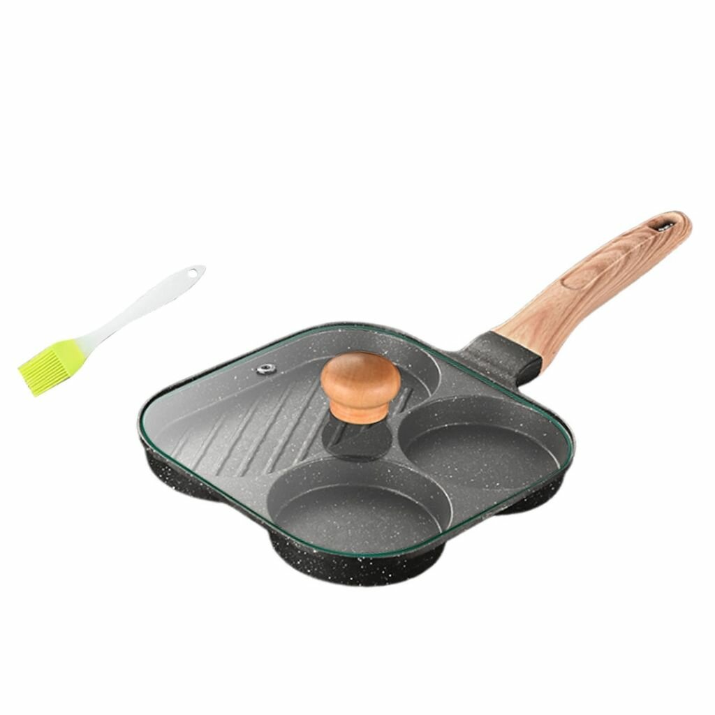 Сковорода для бургеров Maifan Stone Egg Burger Pan-черная