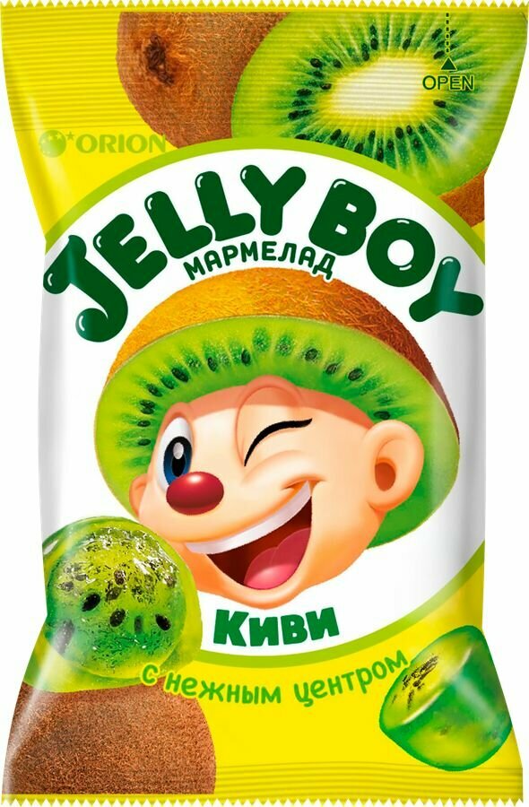 Жевательный Мармелад ORION Jelly Boy со вкусом киви (Россия) 66г