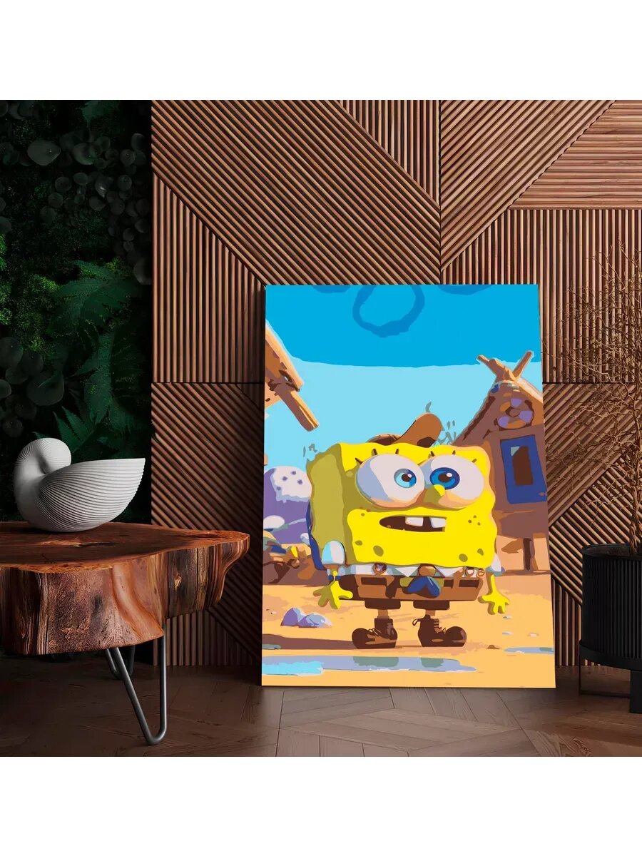 Картина по номерам Спанч-Боб