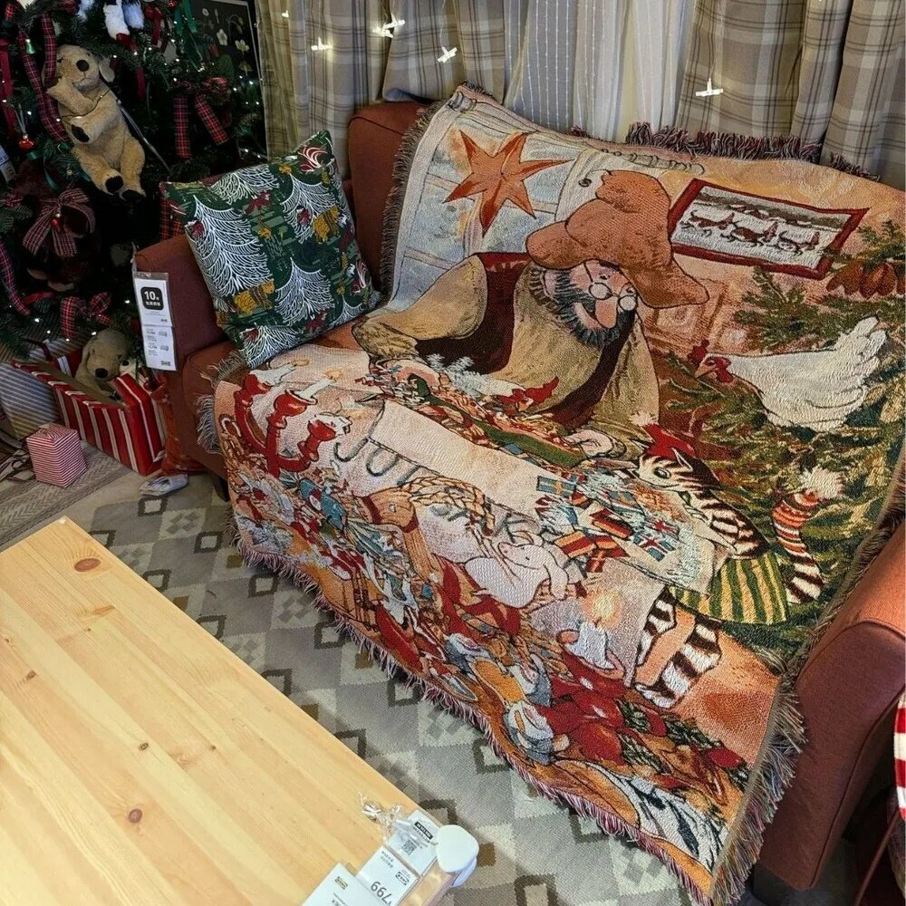 Плед жаккардовый, пончо Аниме-одеяло , Софт, 160 см х 130 см