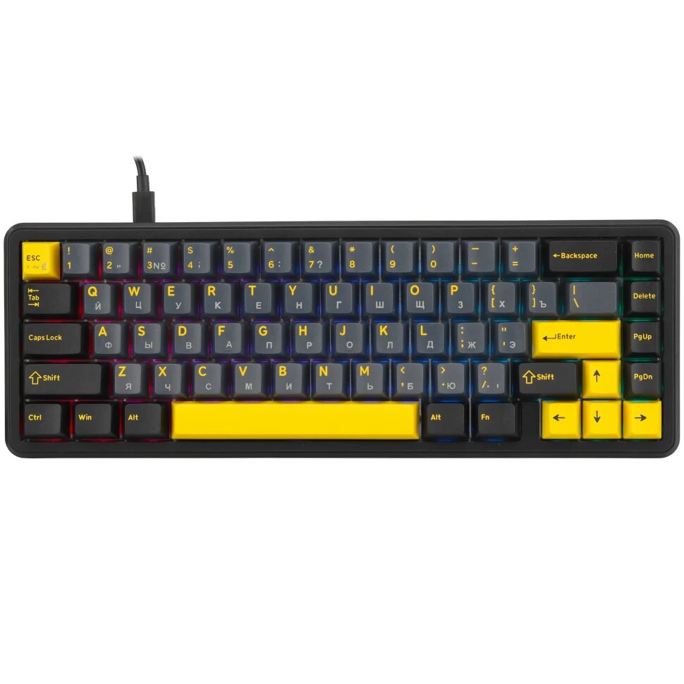 Клавиатура проводная Attack Shark X65HE Starry Black