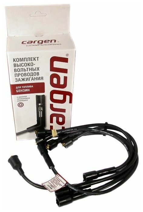 Провода свечные высоковольтные бронепровода 2101-07 "Сargen" силикон. (к-т)