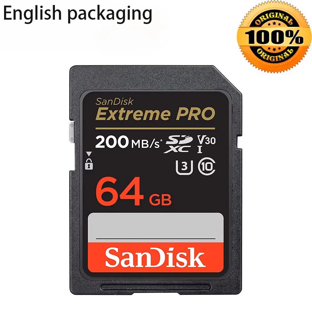 SanDisk Extreme PRO 64GB SDXC UHS-II V30 карта памяти