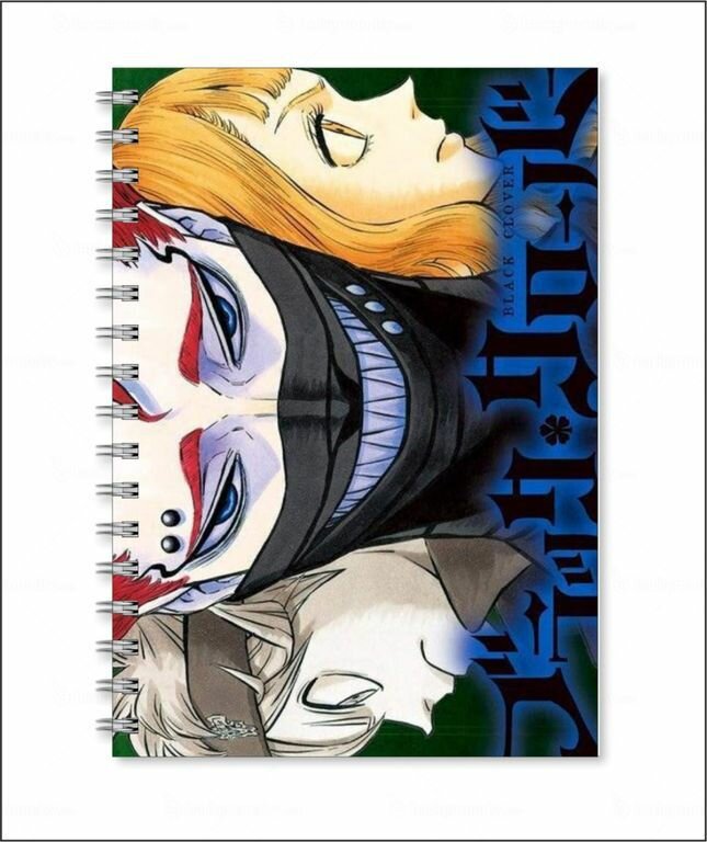 Тетрадь Черный Клевер, Black Clover №10