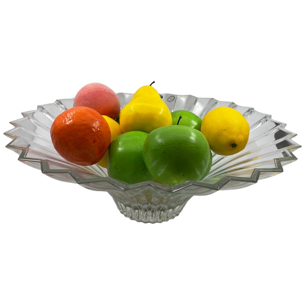 Фруктовница "Звезда", чешское стекло, 2000-2010 гг, Богемия, Чехия