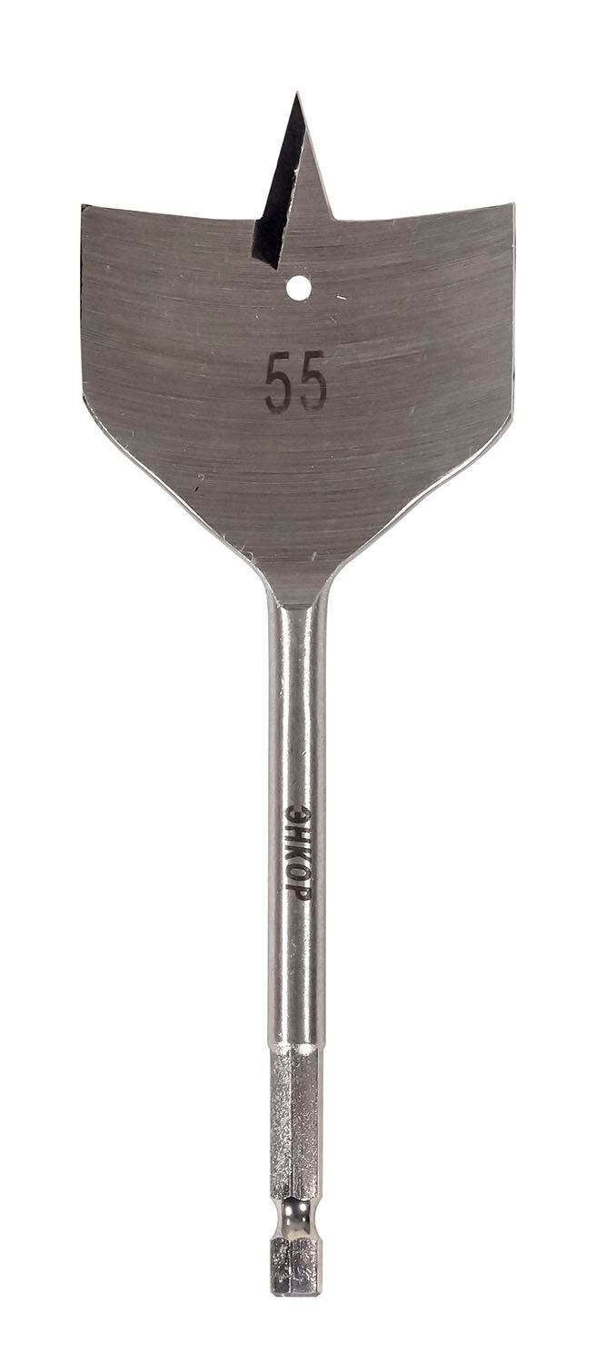 Сверло перовое по дереву 55x152 мм 2шт.