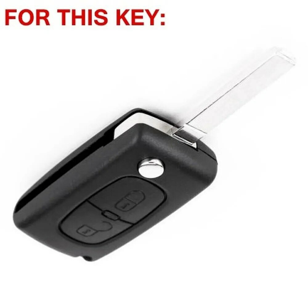 Силиконовый чехол SP Pegeot на ключ 2 кнопки 107 206 307 207 407 For Citroen C1 C2 C3 Saxo