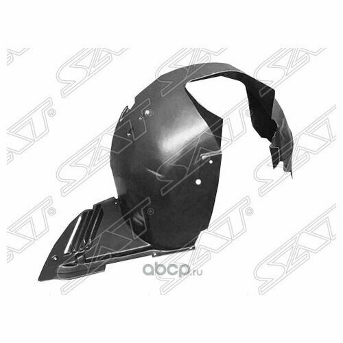 Подкрылок SAT, для PEUGEOT 307, черный, передний, левый, 1 шт./уп.