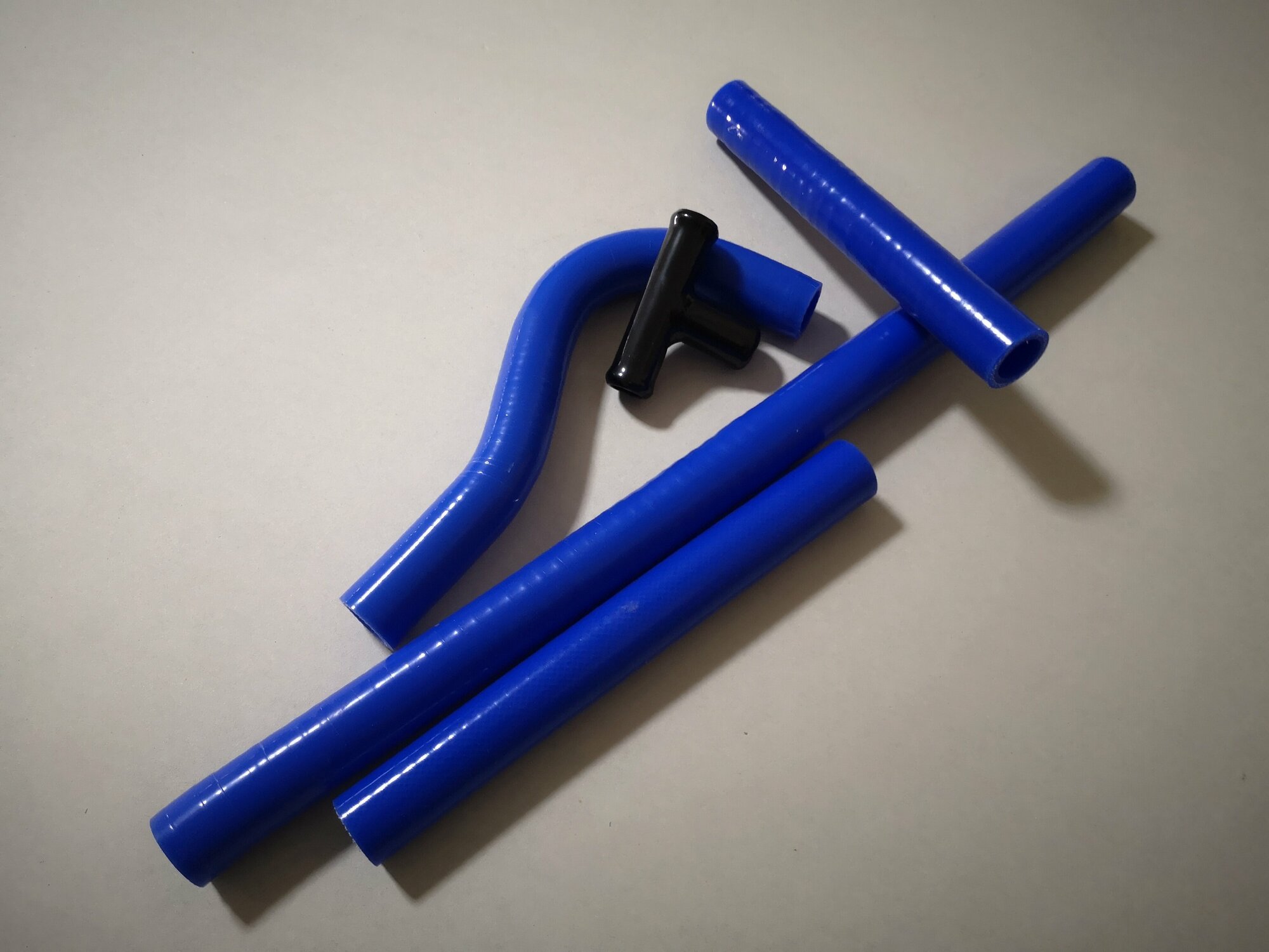 ВАЗ 2112 Комплект силиконовых патрубков печки (к-т 4 шт)