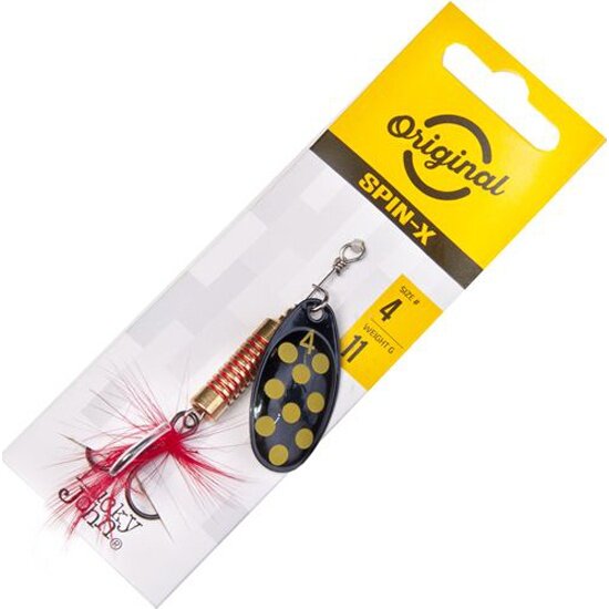 Блесна вертушка Lucky John SPIN X ROUND 04 11,0г BF
