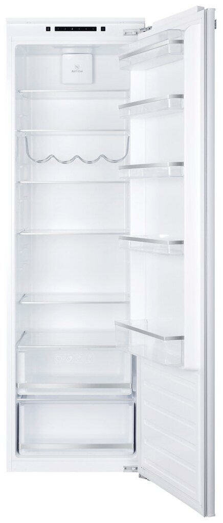 Встраиваемый холодильник HIBERG RFB 30 W RU, белый