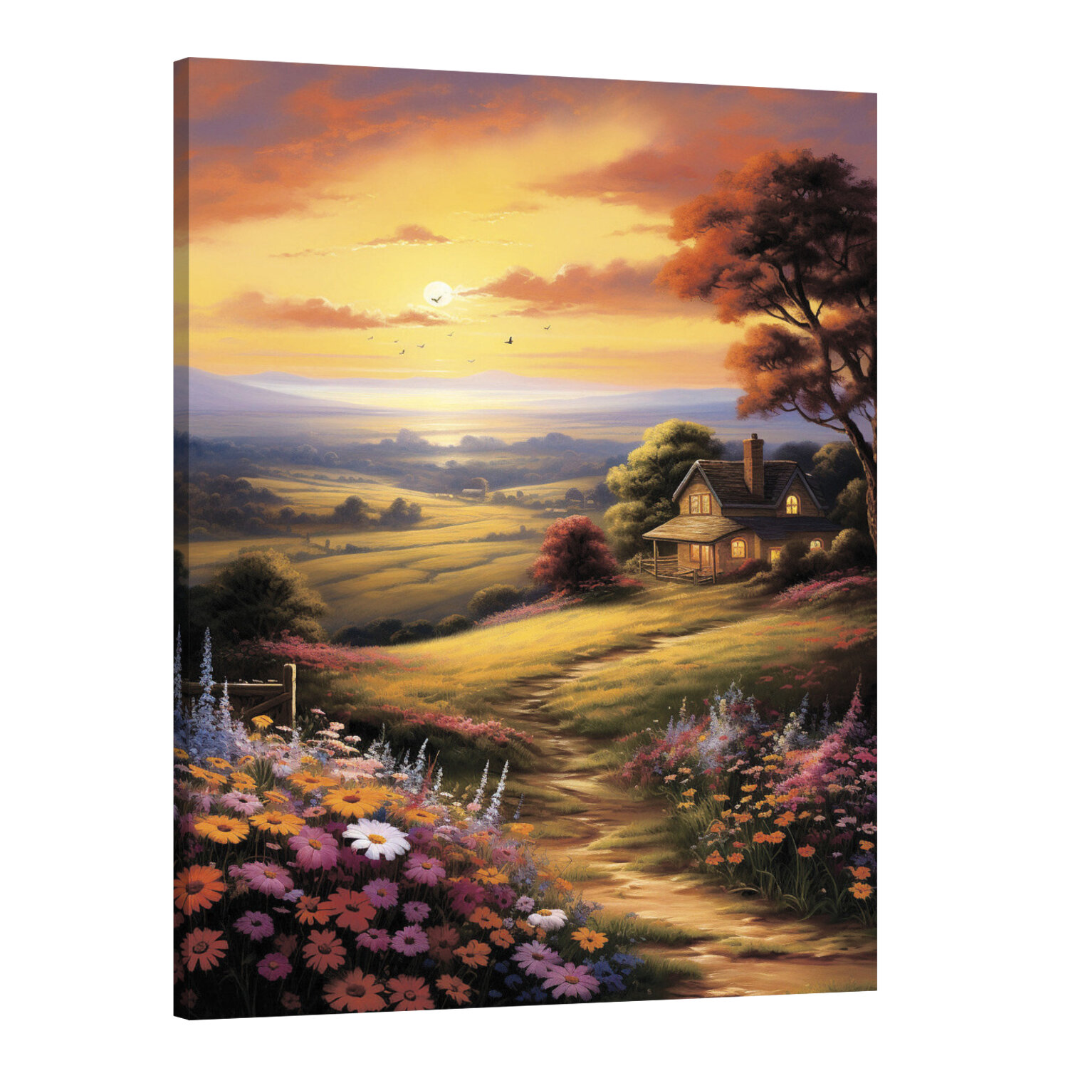 Интерьерная картина 50х70 "Приземленный рай"