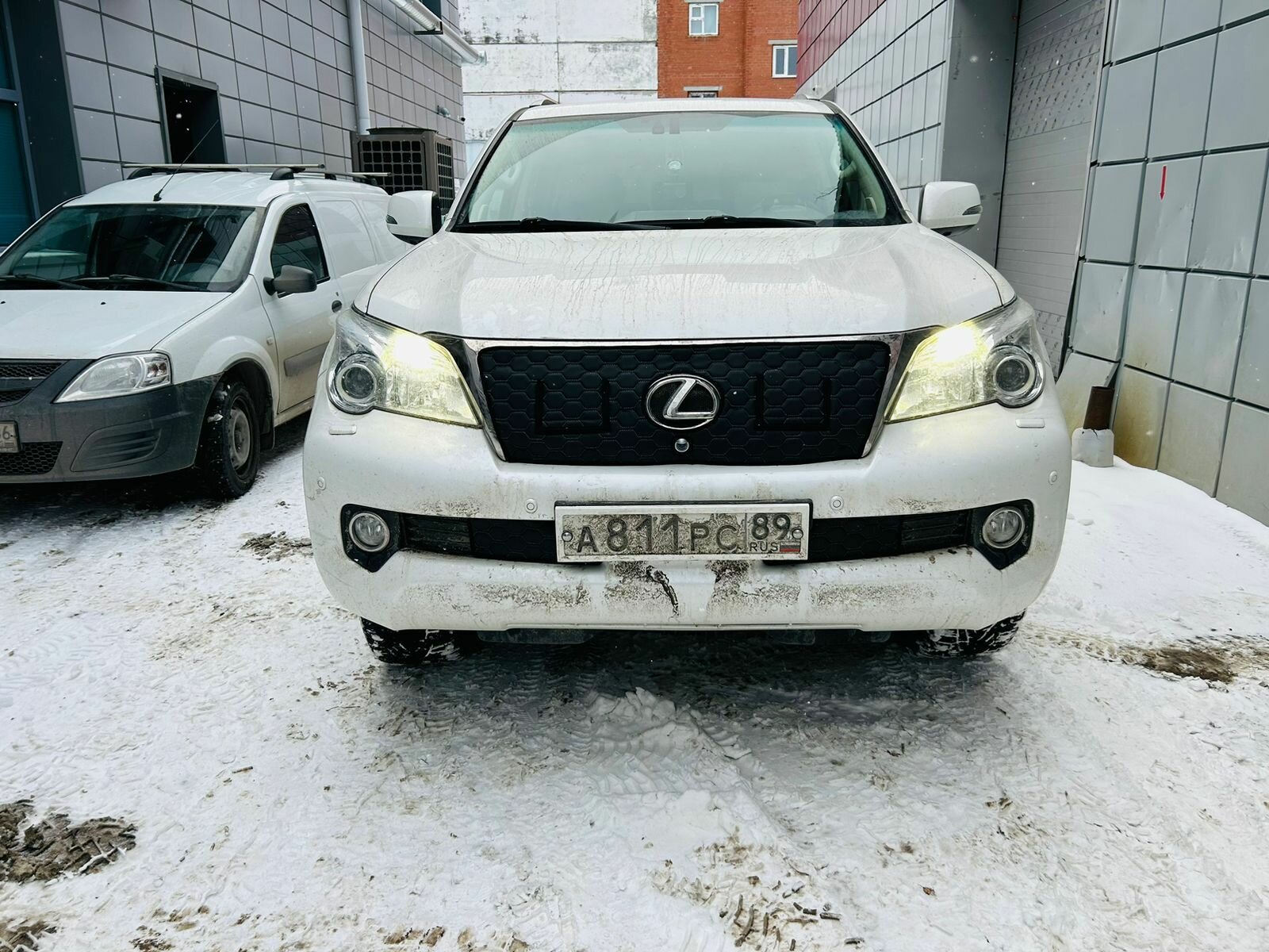 Утеплитель радиатора Экономия топлива Lexus GX Лексус ДжиИкс (2009 -2013) II камера и кармашки