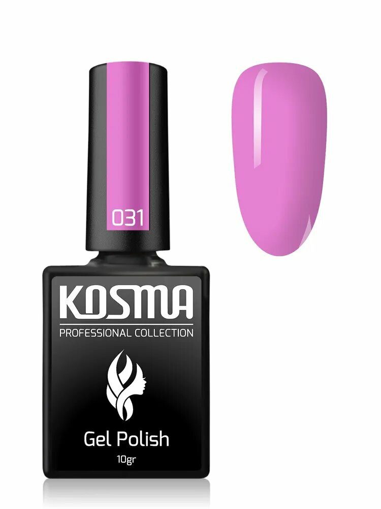 Гель лак трехфазный № 031 Kosma Gel Polish No 031, 10 мл