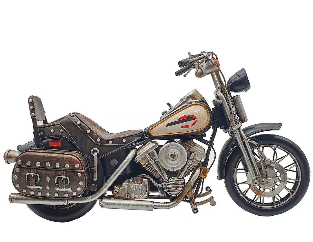 Модель мотоцикла Harley-Davidson 1992 Fxsts, 33х12х19см см, металл ART2599