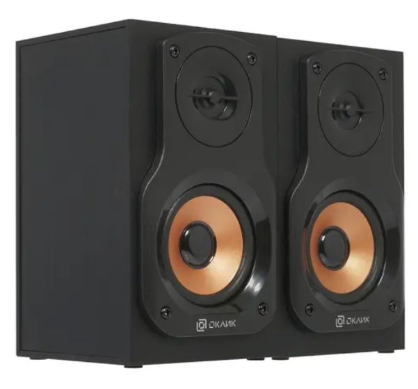 Колонки Оклик OK-162 2.0 черный 8Вт