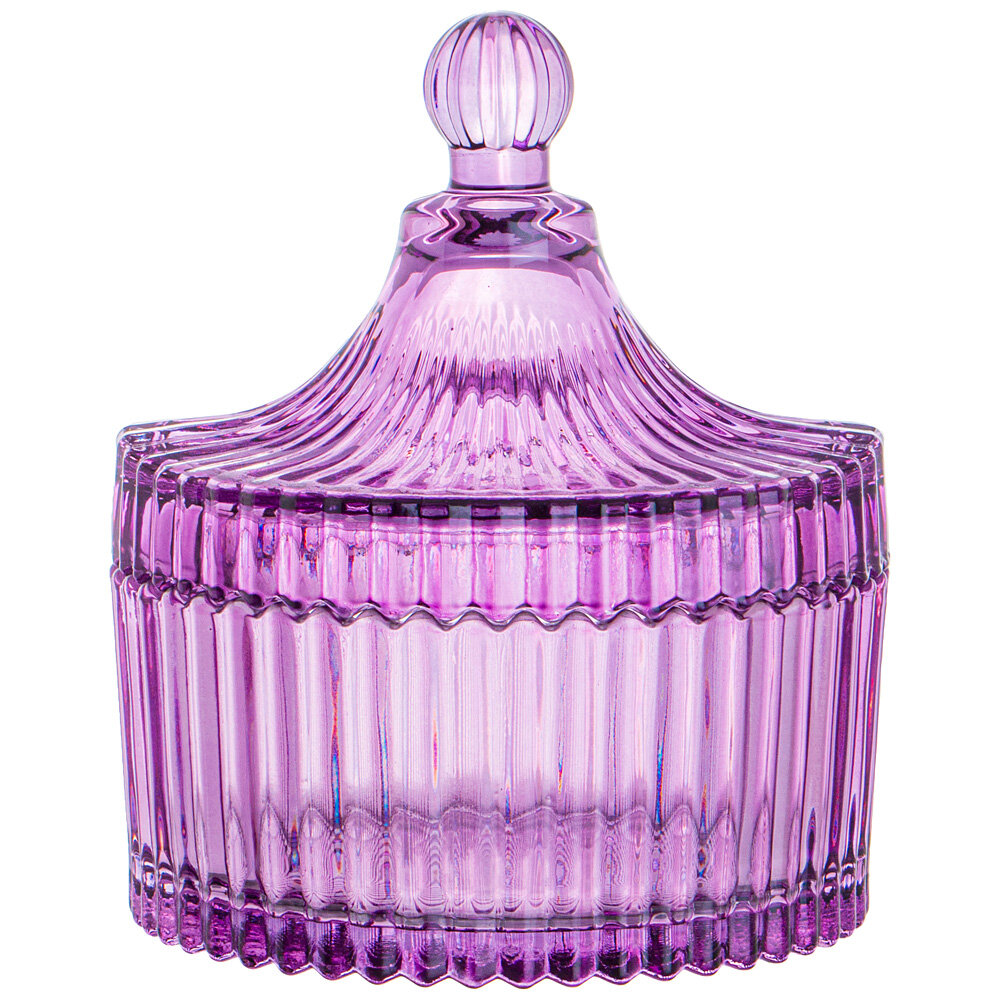 Емкость для хранения 781-313 lefard с крышкой bliss purple, 10*12,5 см