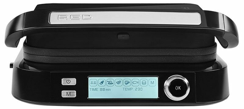 Электрогриль RED Solution SteakPRO RGM-G850P, мощность 2000Вт, черный — фото 1
