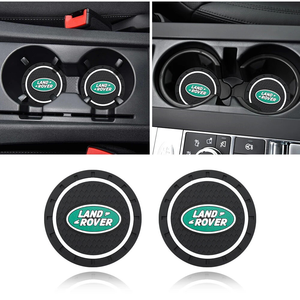Коврик в подстаканник автомобиля Land Rover, 2 шт