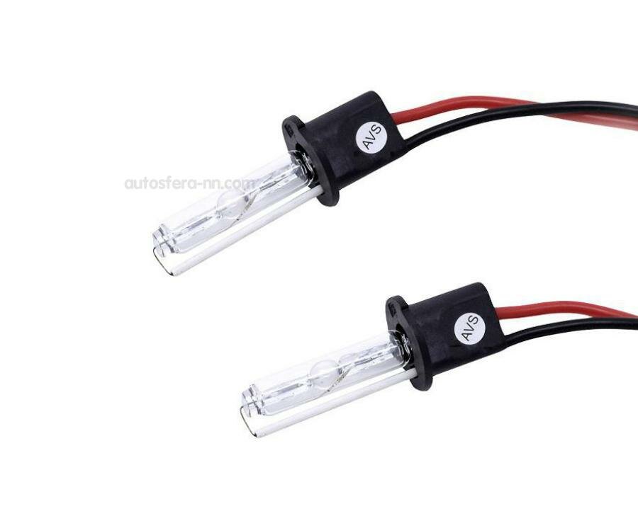 AVS 43346 Лампа ксенон H3 (разъём KET) (4300K) (кт. 2 шт) AVS