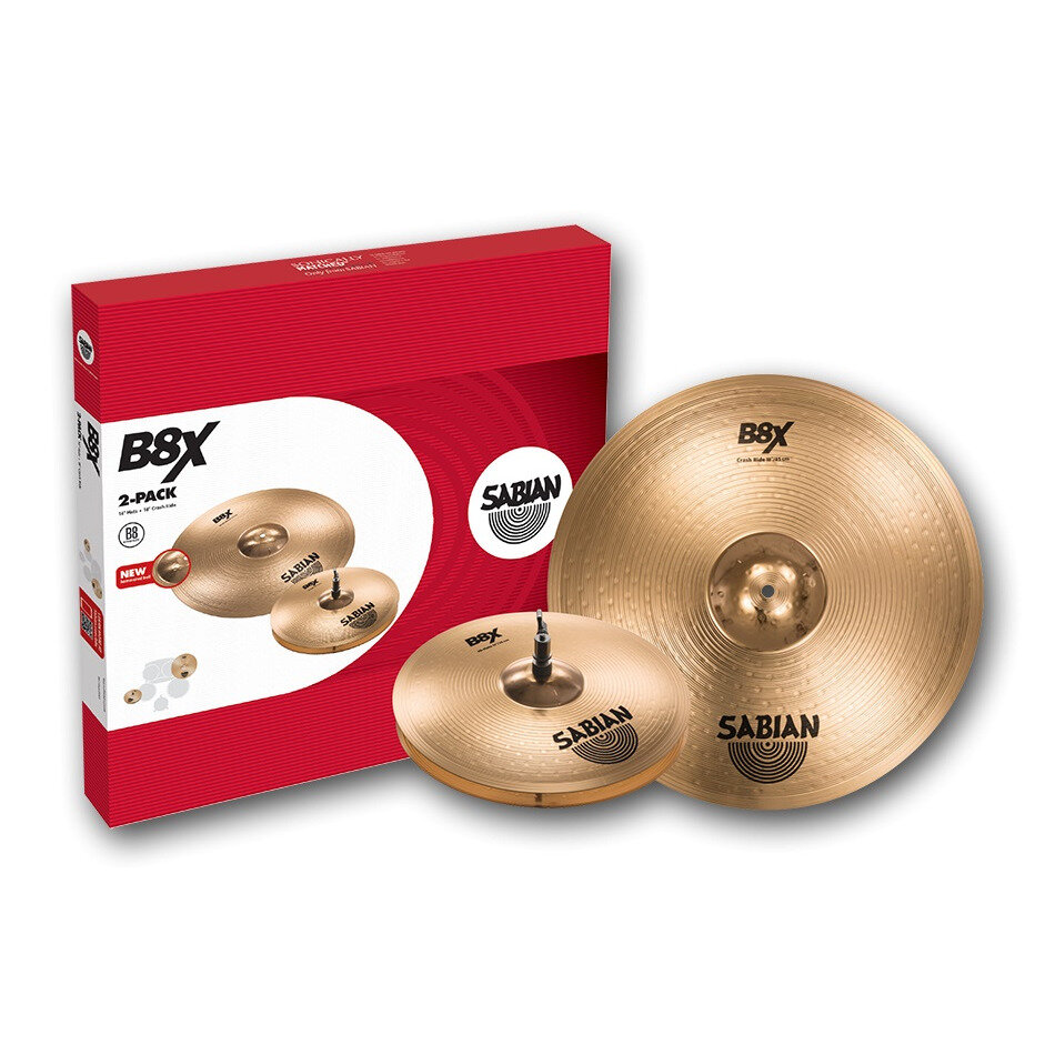Набор тарелок для ударной установки Sabian B8X 2-Pack