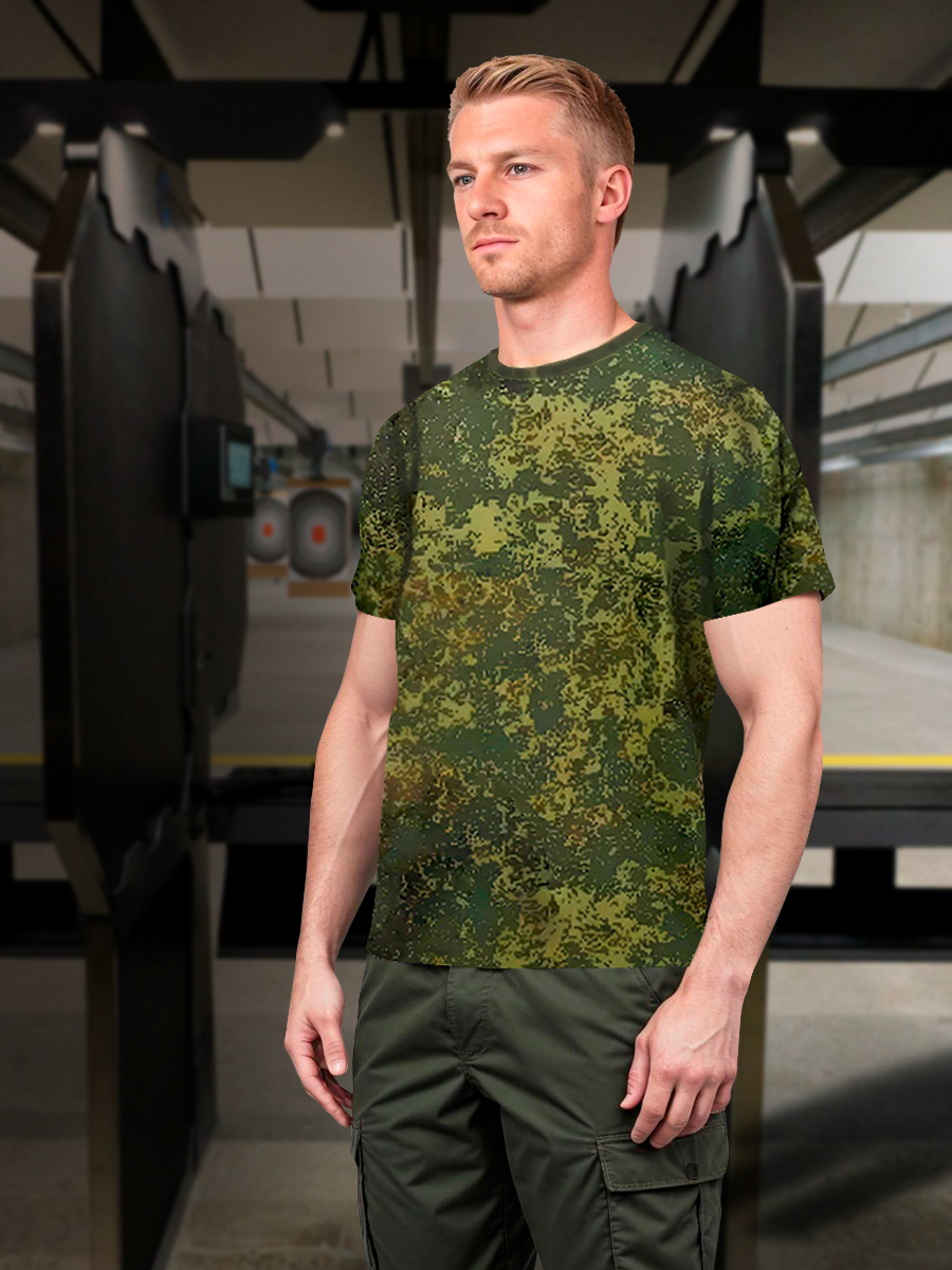 Футболка трикотажная КМФ Цифра. Размер: M