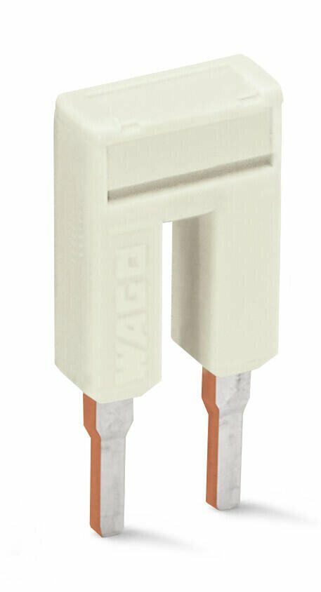 Перемычка гребень 2 контакта на DIN рейку | код. 2002-402 | WAGO ( упак.5 шт.)